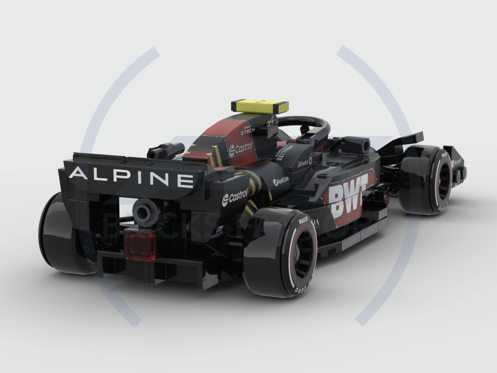 LEGO MOC-190943 F1 Alpine A524 Spa by Pit Lane Bricks Factory ...