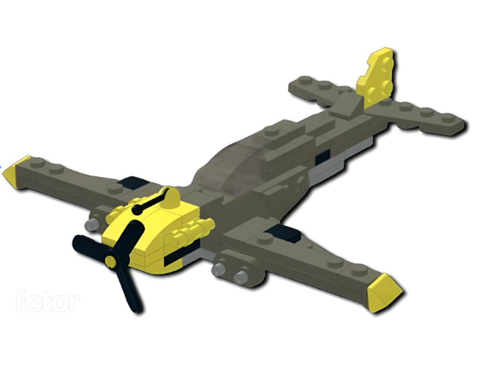 LEGO MOC Messerschmitt bf 109 by BasicBuilder23 | Rebrickable - Build ...
