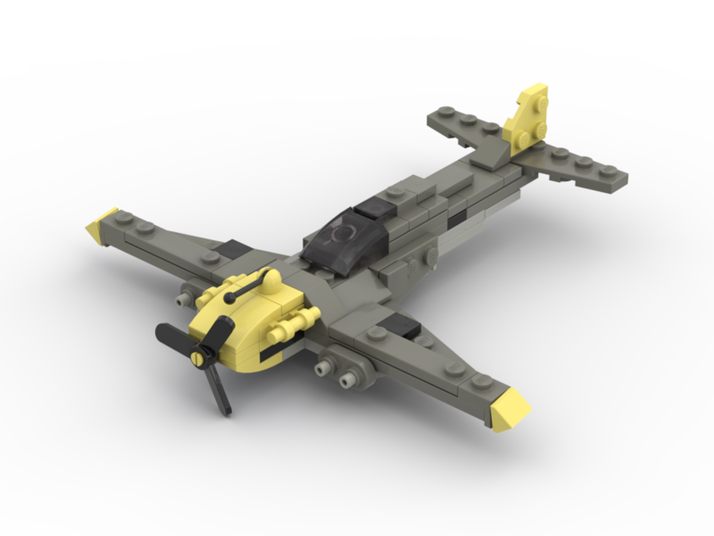 LEGO MOC Messerschmitt bf 109 by BasicBuilder23 | Rebrickable - Build with LEGO
