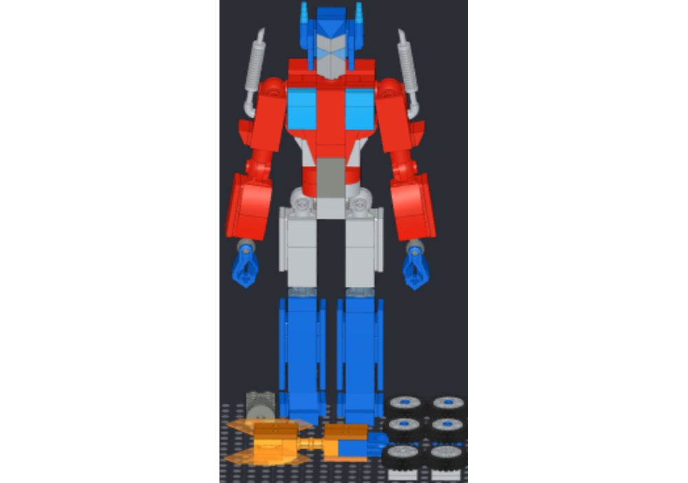 Lego Moc Optimus Prime By Herofactory69 Rebrickable Build With Lego