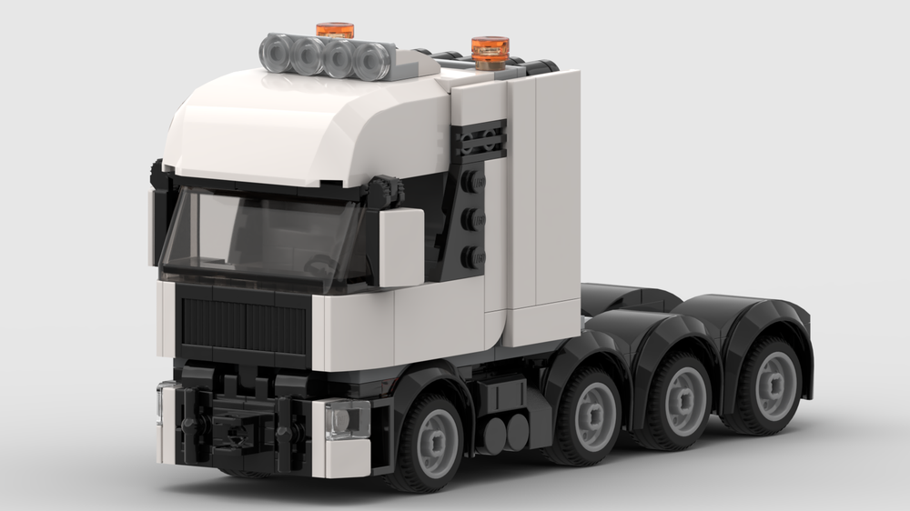 LEGO MOC Heavy transport truck by phigeon | Rebrickable - Build with LEGO
