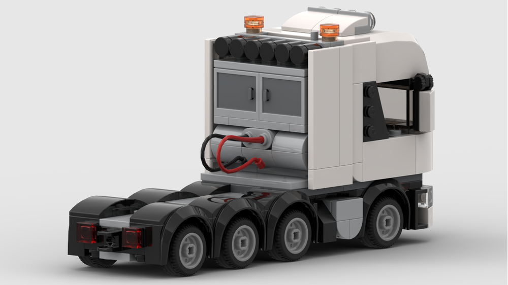Lego Moc Heavy Transport Truck By Phigeon Rebrickable Build With Lego