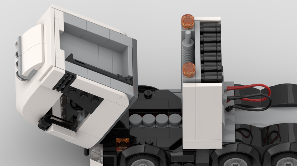 LEGO MOC Heavy transport truck by phigeon | Rebrickable - Build with LEGO