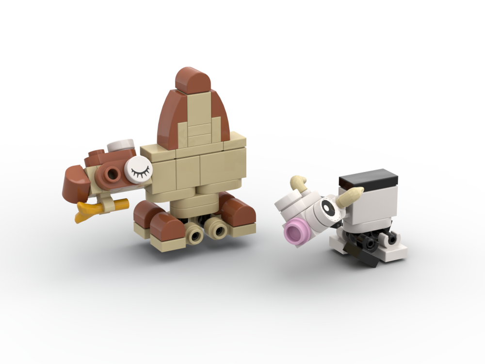 LEGO MOC Camel and cow by EVA001 | Rebrickable - Build with LEGO