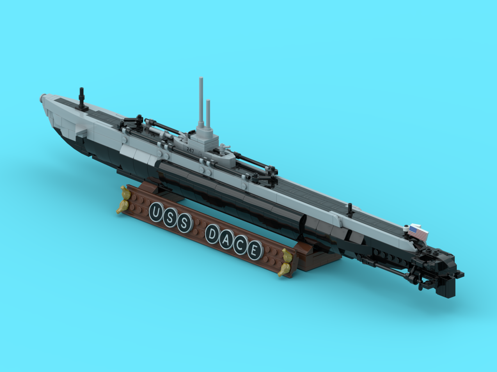 LEGO MOC USS Dace 1/200 by 1912bricks | Rebrickable - Build with LEGO