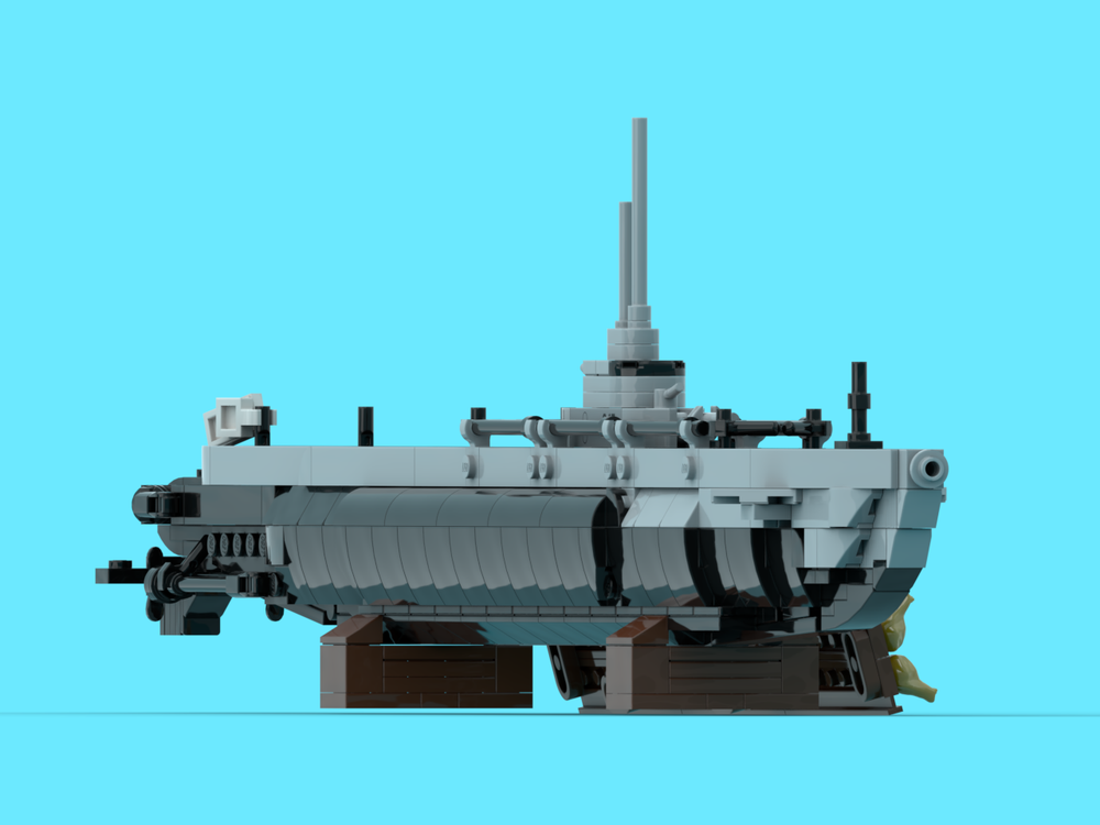LEGO MOC USS Dace 1/200 by 1912bricks | Rebrickable - Build with LEGO