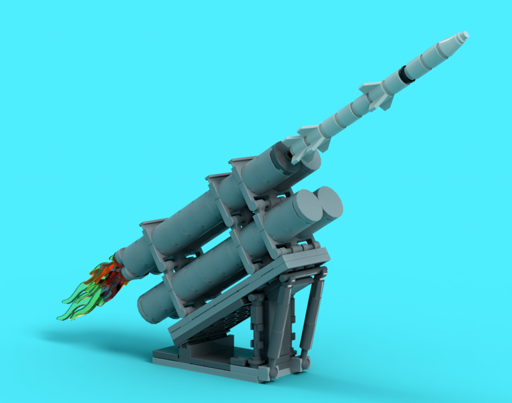 LEGO MOC Guided Missile Launcher by mshenn | Rebrickable - Build with LEGO