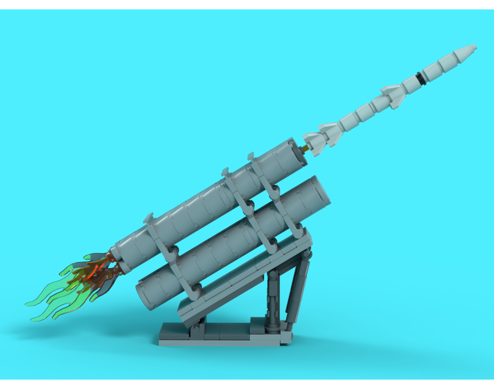 LEGO MOC Guided Missile Launcher by mshenn | Rebrickable - Build with LEGO