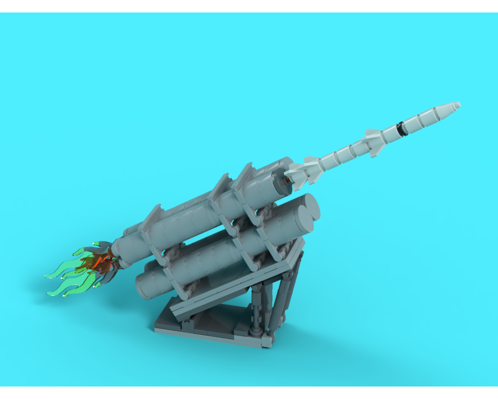 LEGO MOC Guided Missile Launcher by mshenn | Rebrickable - Build with LEGO