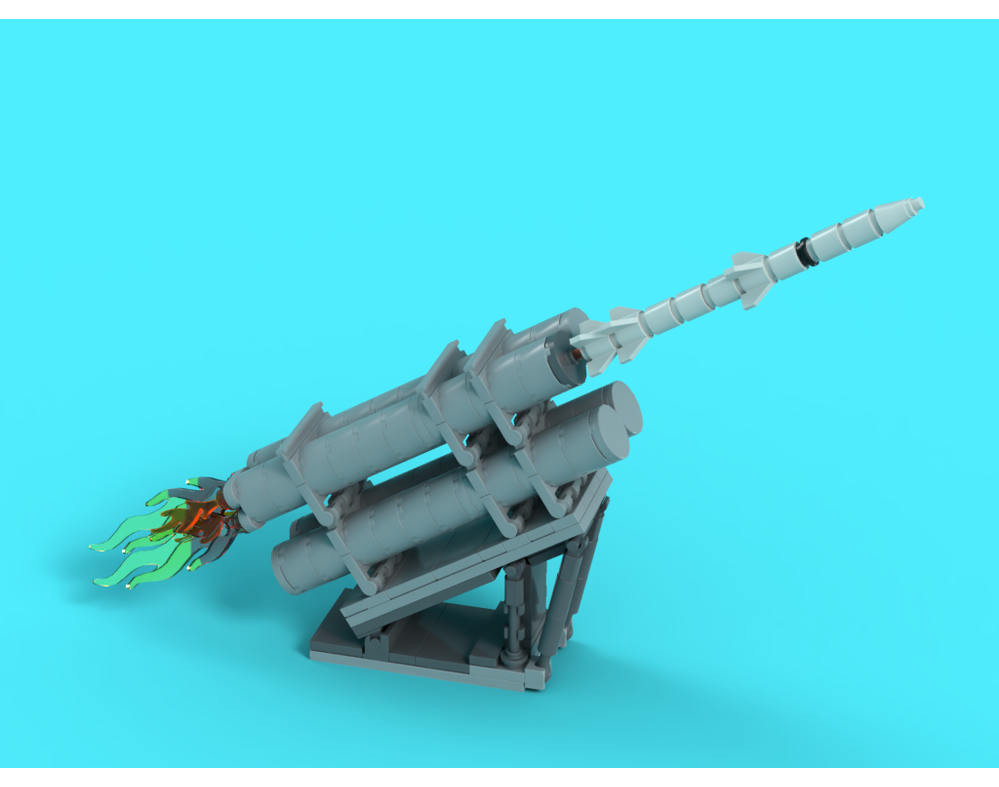LEGO MOC Guided Missile Launcher by mshenn | Rebrickable - Build with LEGO