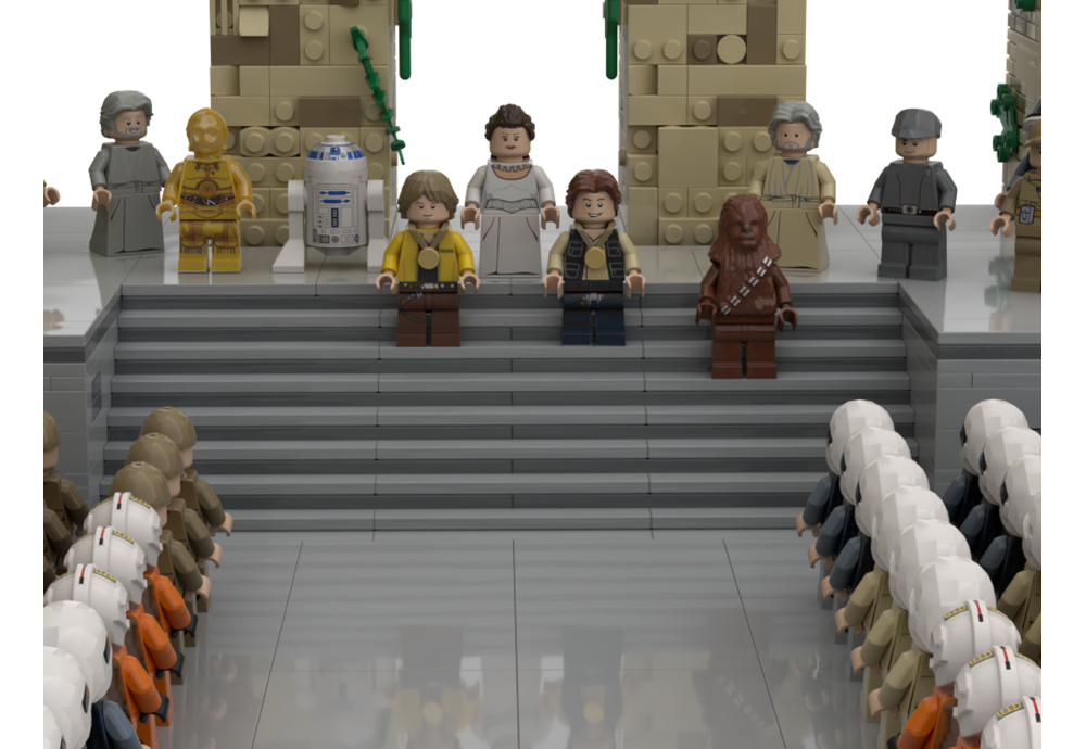Lego Moc Sw Yavin Ceremony By Sarinoo90 Rebrickable Build With Lego