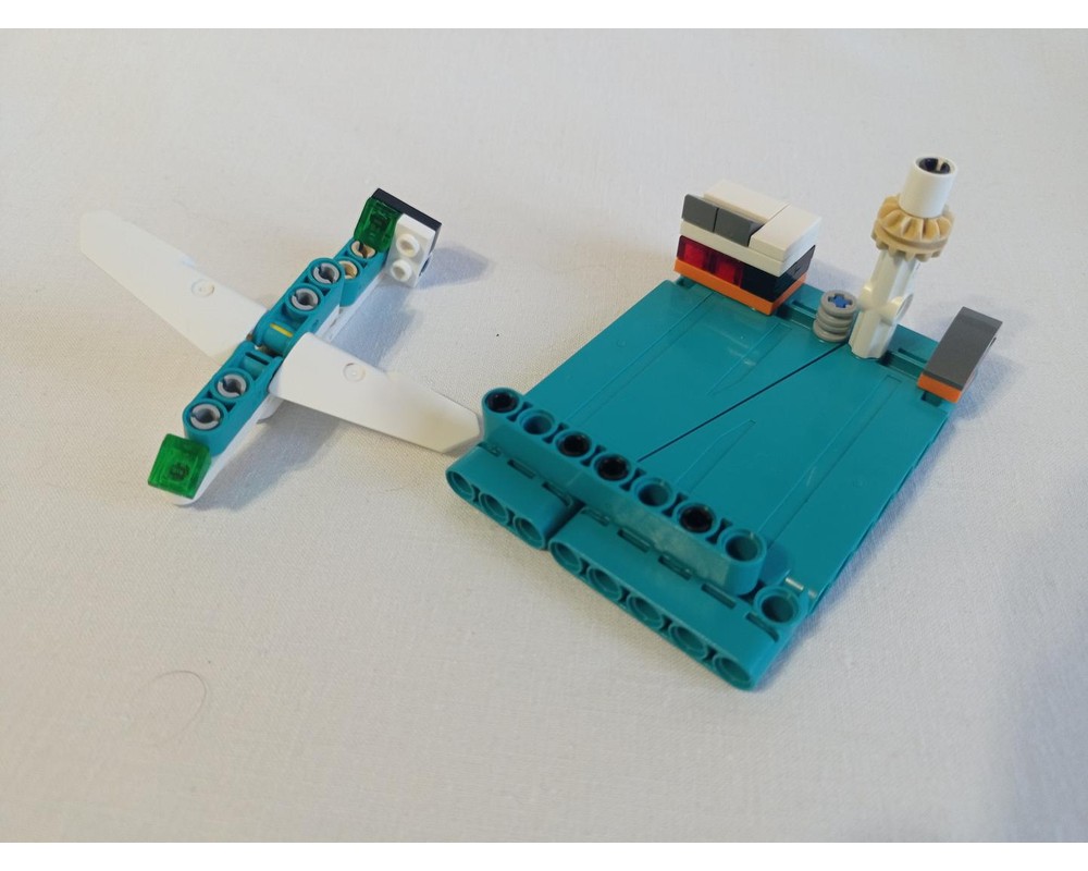 Lego Moc Airport And Plane 42117 Alternative By Alexgam Rebrickable