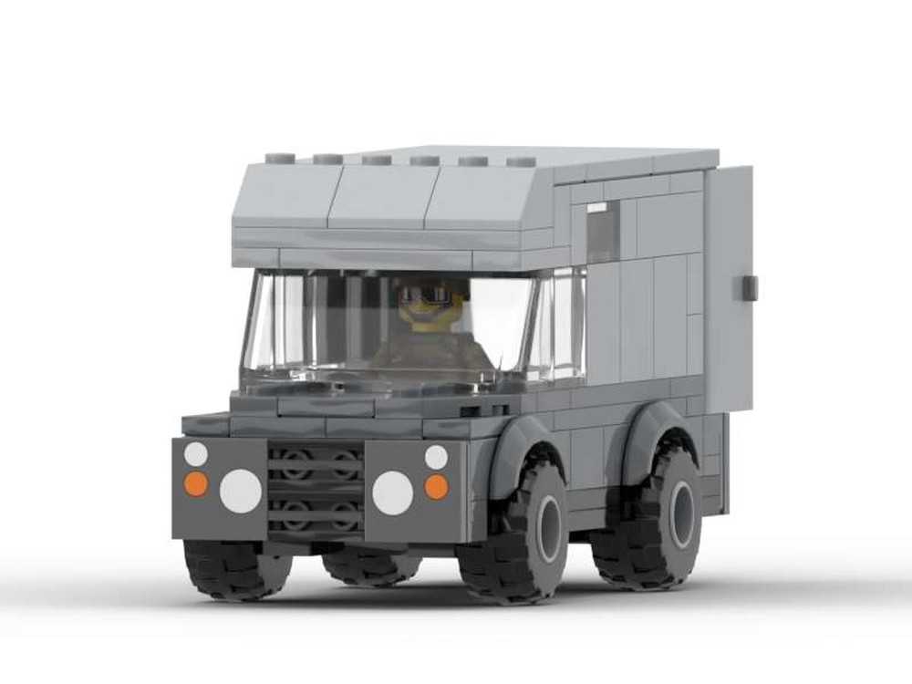 Lego Moc Land Rover Ambulance By Theevilcactus Rebrickable Build