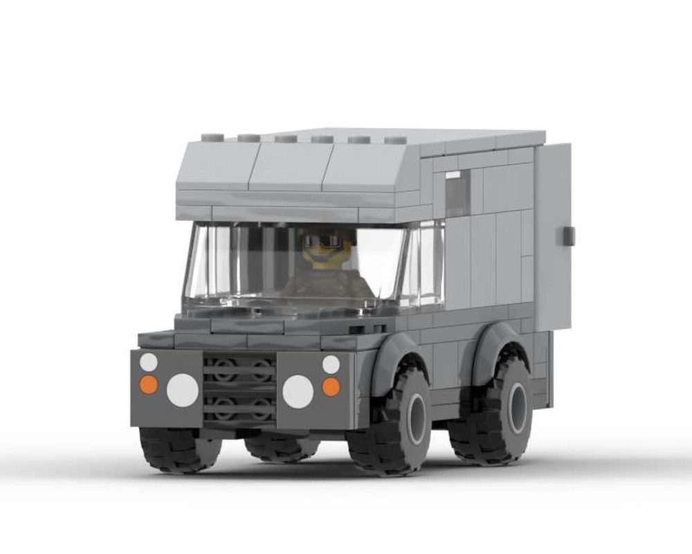 Lego Moc Land Rover Ambulance By Theevilcactus Rebrickable Build
