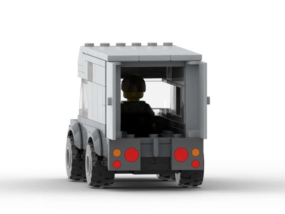 Lego Moc Land Rover Ambulance By Theevilcactus Rebrickable Build