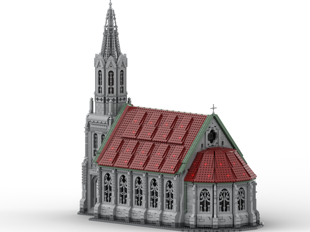 LEGO MOC Church by Huebre | Rebrickable - Build with LEGO