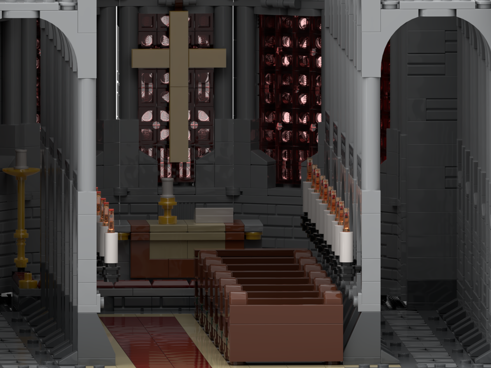 Lego Moc Church By Huebre Rebrickable Build With Lego