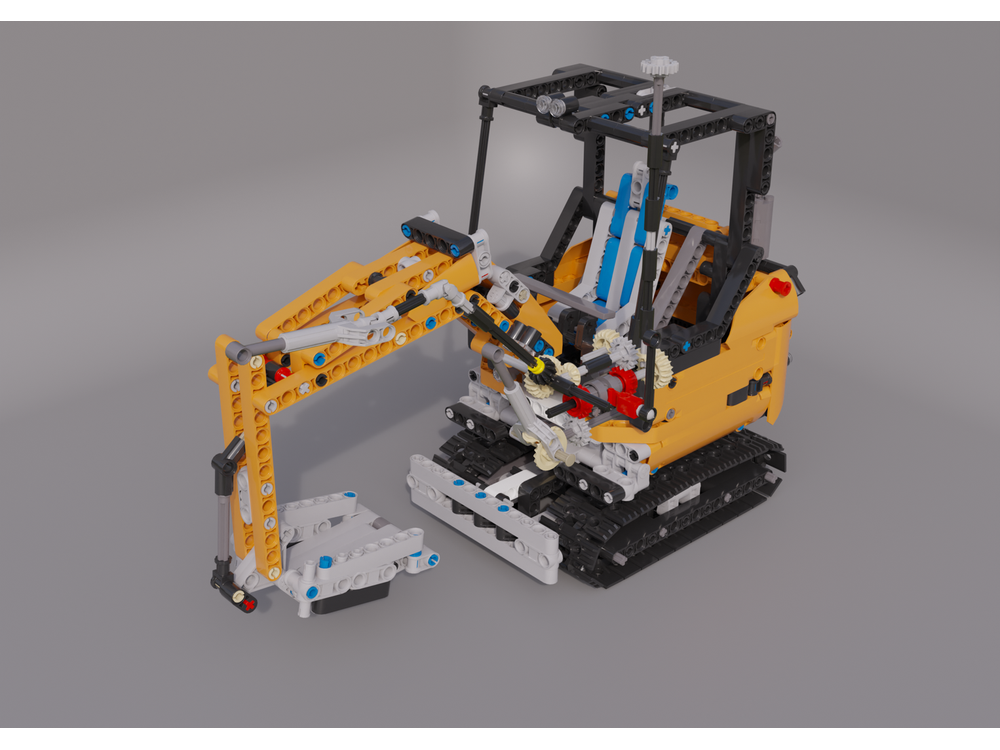 LEGO MOC-191003 42038 alternate model: Mini excavator by B4 ...