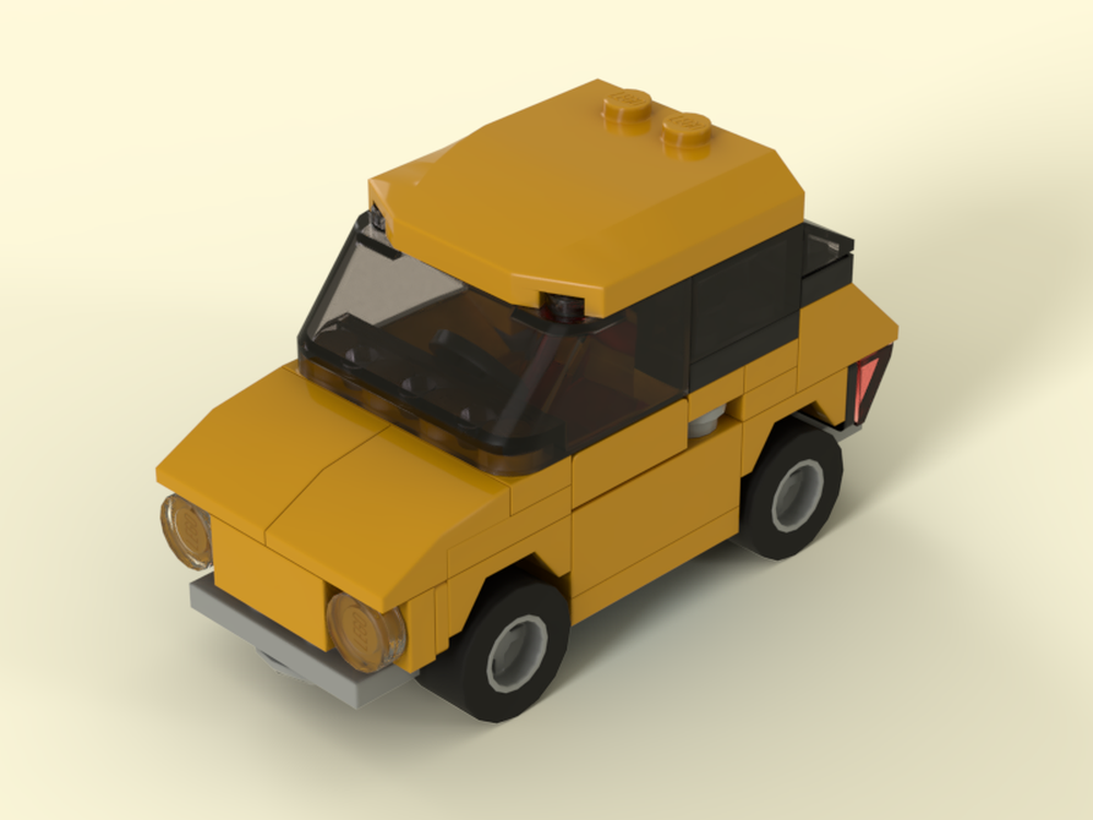 LEGO MOC Fiat 126p by Masel | Rebrickable - Build with LEGO