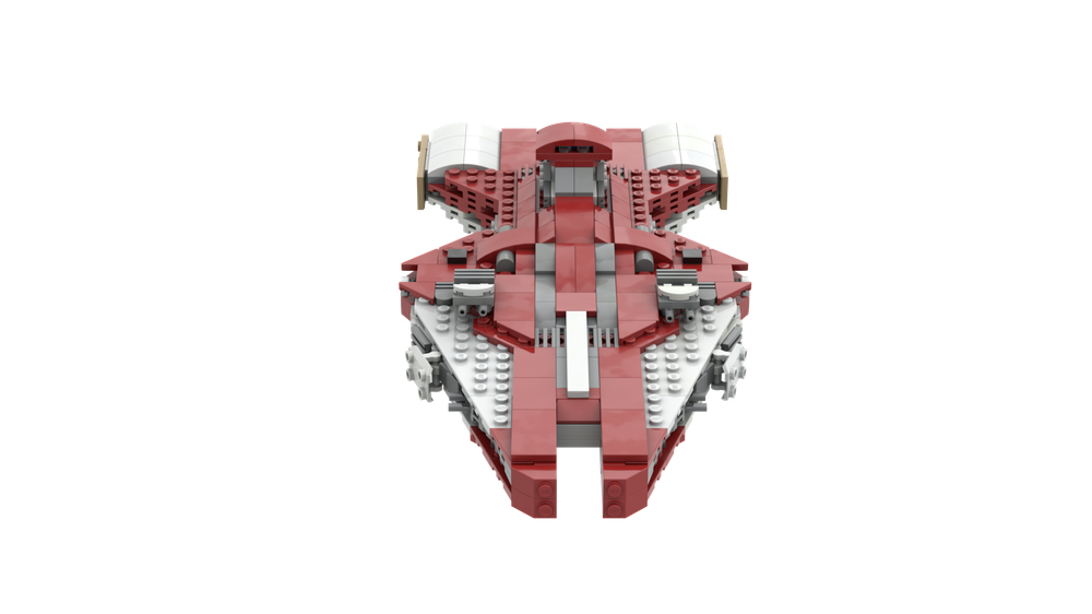 Lego Moc Republic Arquitens Class Light Cruiser 75362 Alternative By