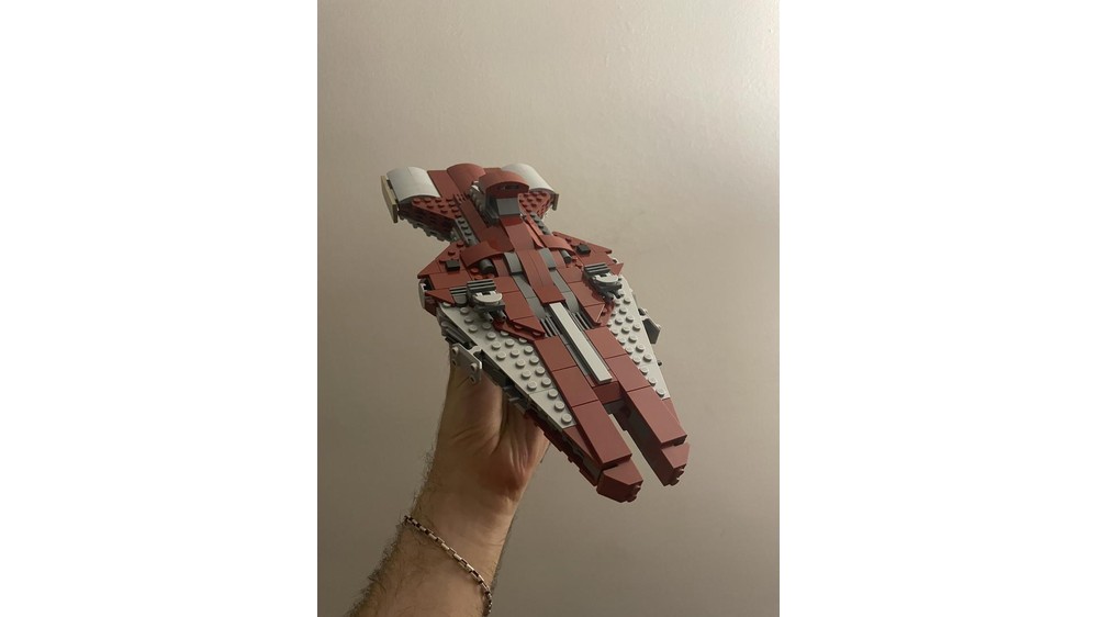 Lego Moc Republic Arquitens Class Light Cruiser 75362 Alternative By