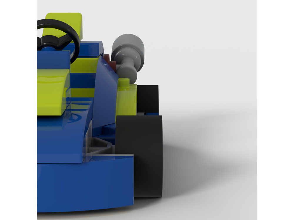 LEGO MOC Dual Exhaust Go-Kart (Blue and Lime) by Welsh Dynasty Builds ...