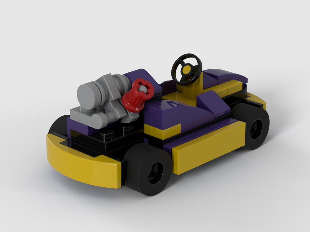 LEGO MOC Yellow Lightning Go-Kart by Welsh Dynasty Builds | Rebrickable ...