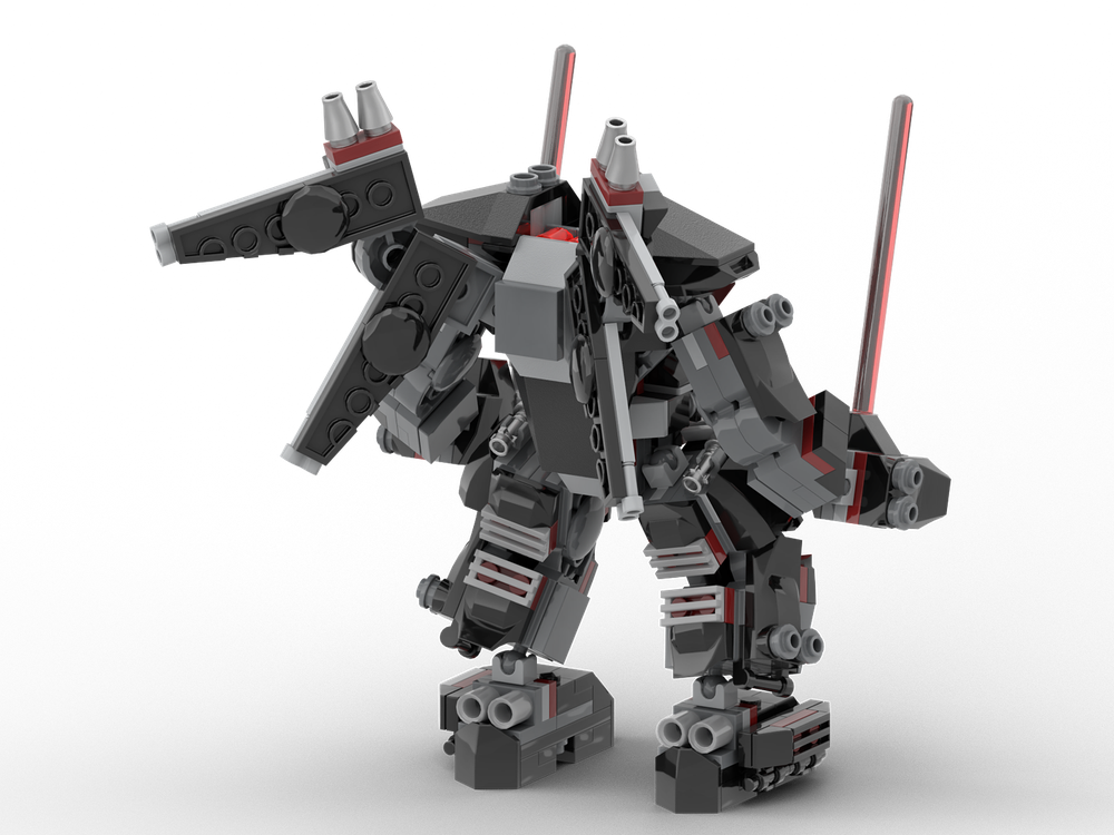 Lego Moc Darth Vader Interceptor Mech 75368 1 X3 And 75031 1