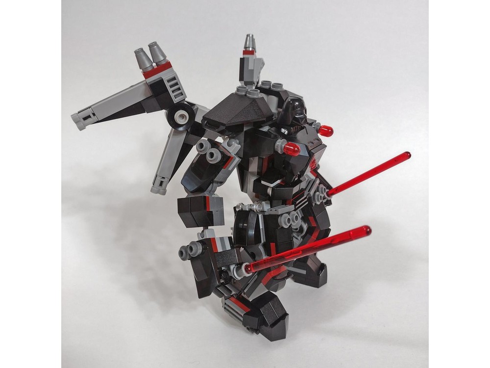 Lego Moc Darth Vader Interceptor Mech 75368 1 X3 And 75031 1