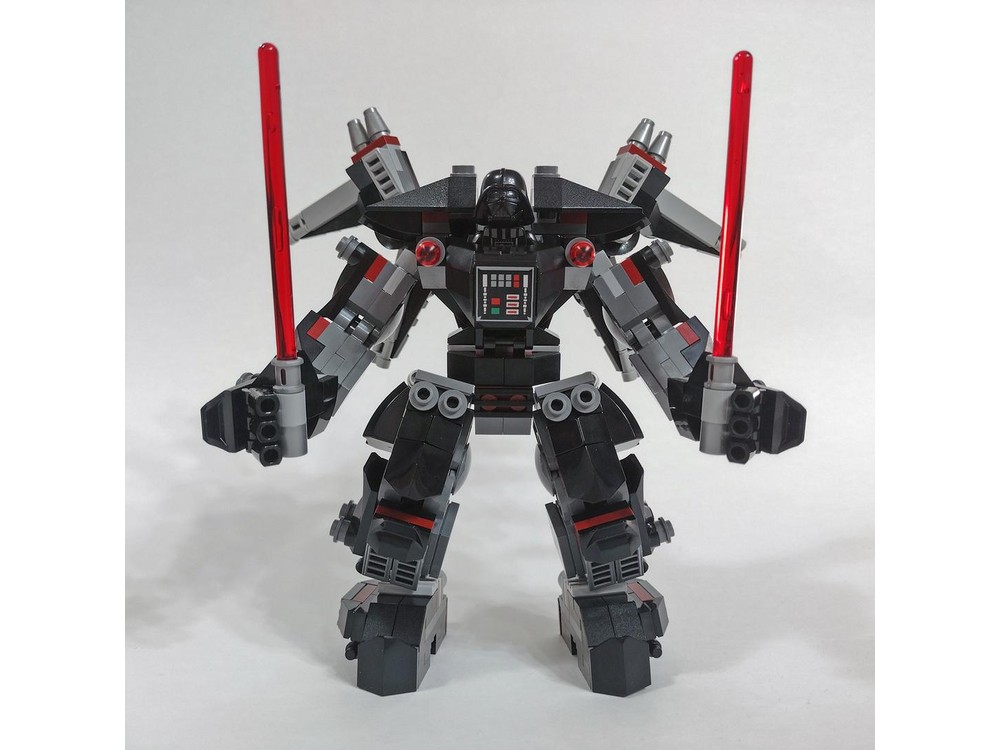 Lego Moc Darth Vader Interceptor Mech 75368 1 X3 And 75031 1