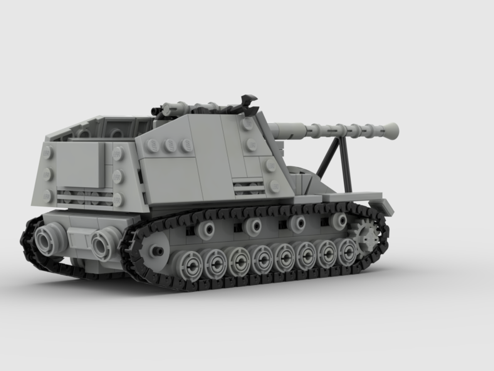 LEGO MOC LEGO ww2 Nashorn 1/45 scale by Romainww2 | Rebrickable - Build ...
