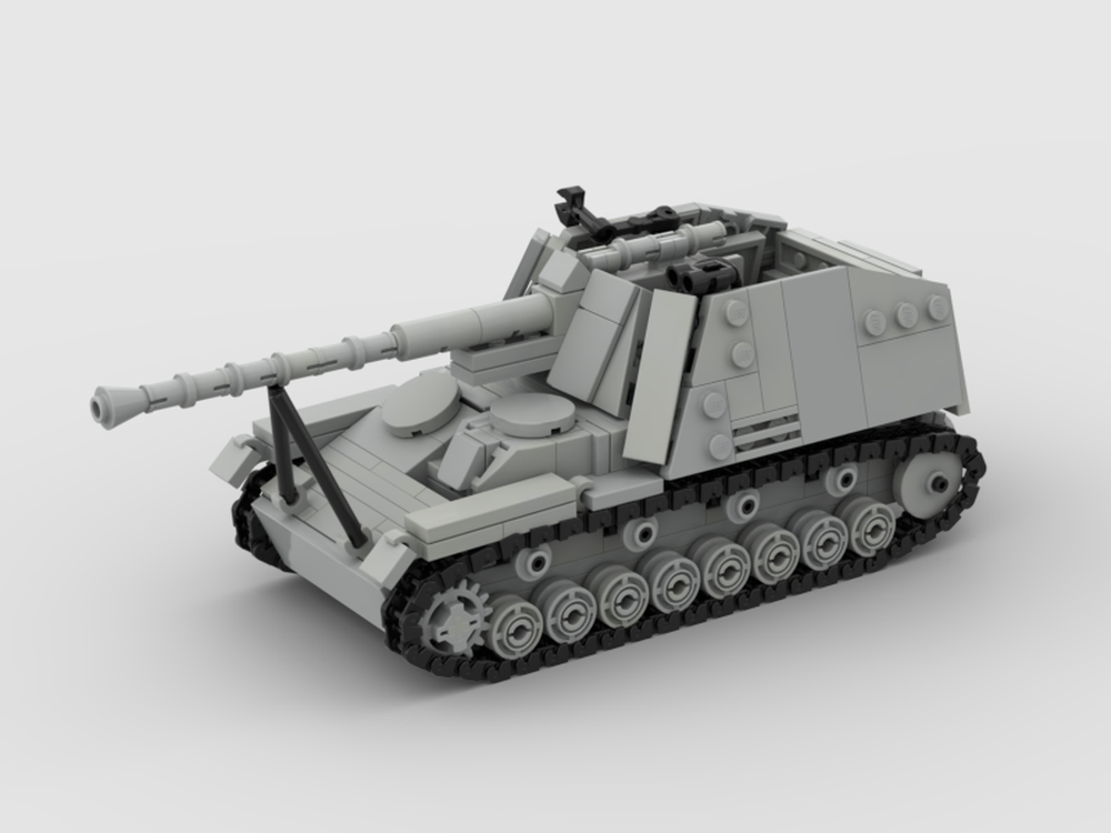 LEGO MOC LEGO ww2 Nashorn 1/45 scale by Romainww2 | Rebrickable - Build ...