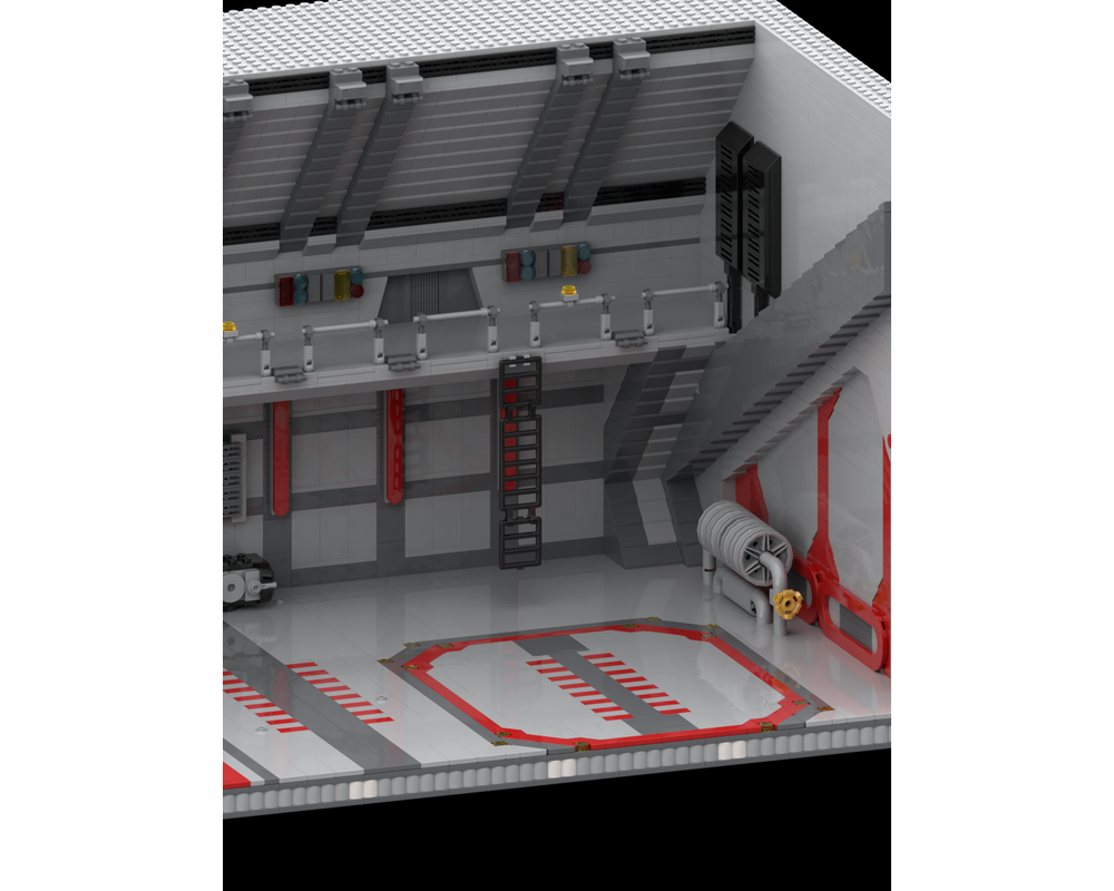 Lego Moc Venator Hangar By Rvn0516 Rebrickable Build With Lego