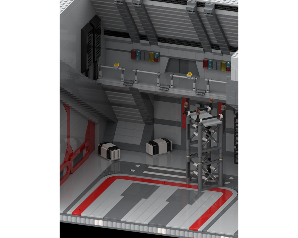 Lego Moc Venator Hangar By Rvn0516 Rebrickable Build With Lego