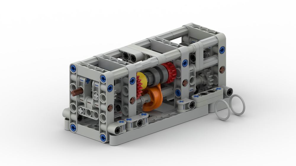 Lego Moc 4 Speed Automatic Gearbox Updated Version By Wietsebricks