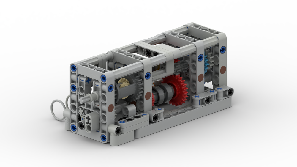 Lego Moc 4 Speed Automatic Gearbox Updated Version By Wietsebricks