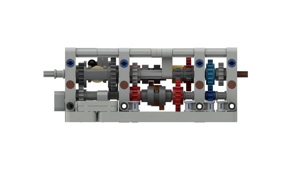 Lego Moc 4 Speed Automatic Gearbox Updated Version By Wietsebricks