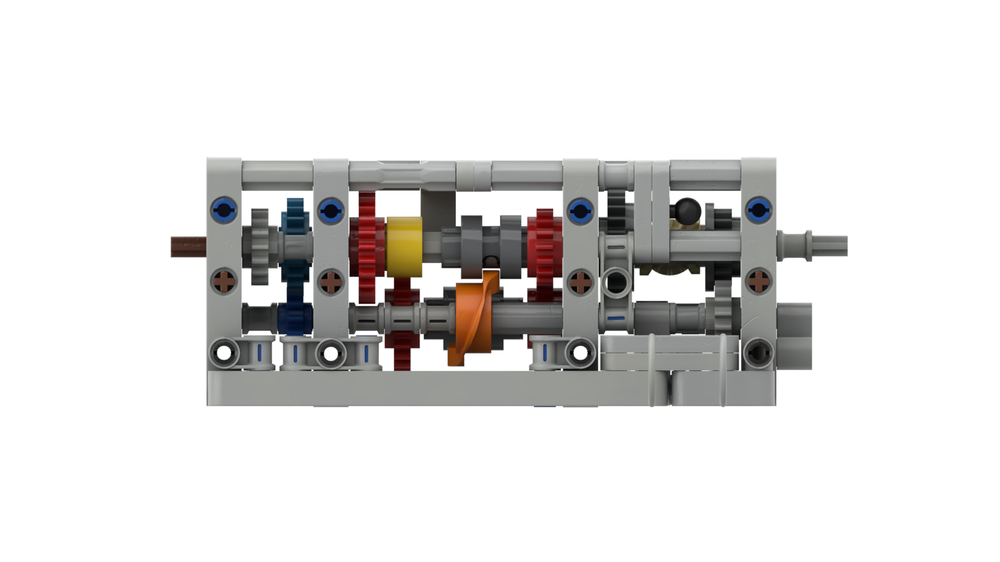 Lego Moc 4 Speed Automatic Gearbox Updated Version By Wietsebricks