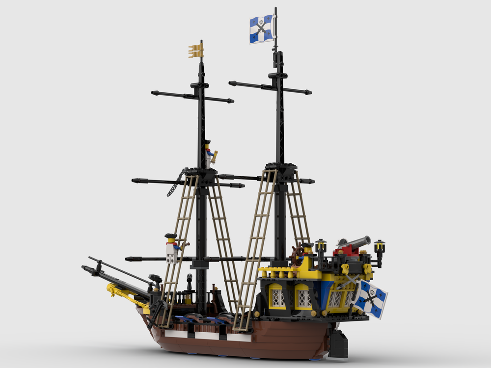 Lego Moc Caribean Clipper Rebuild Imperial Flagship By Ironmax