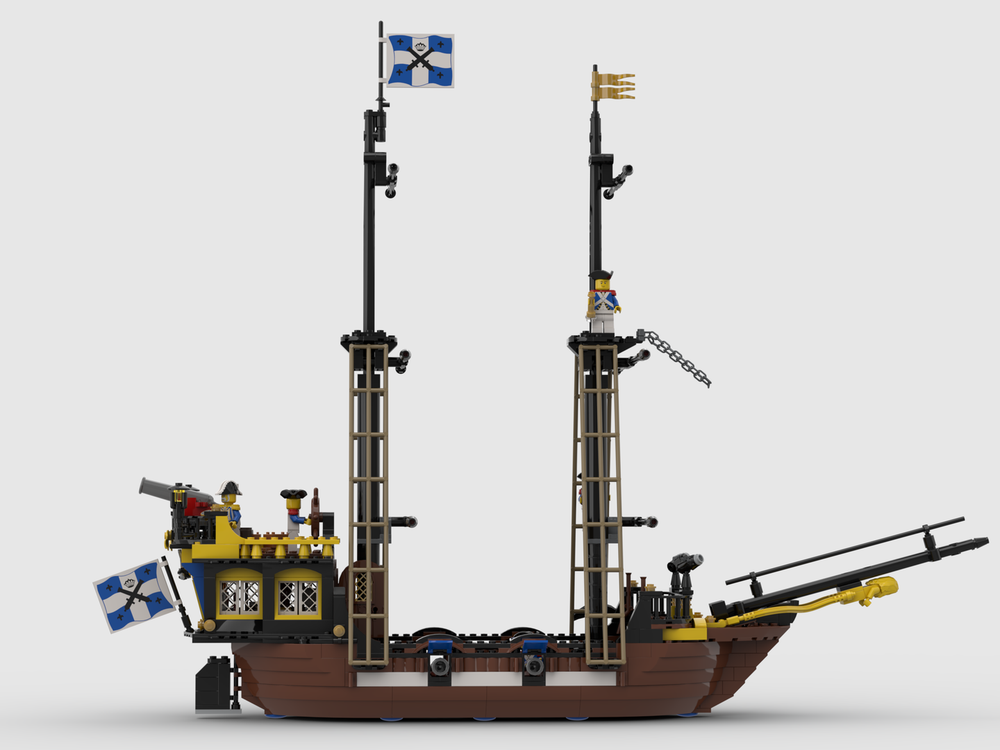 Lego Moc Caribean Clipper Rebuild Imperial Flagship By Ironmax