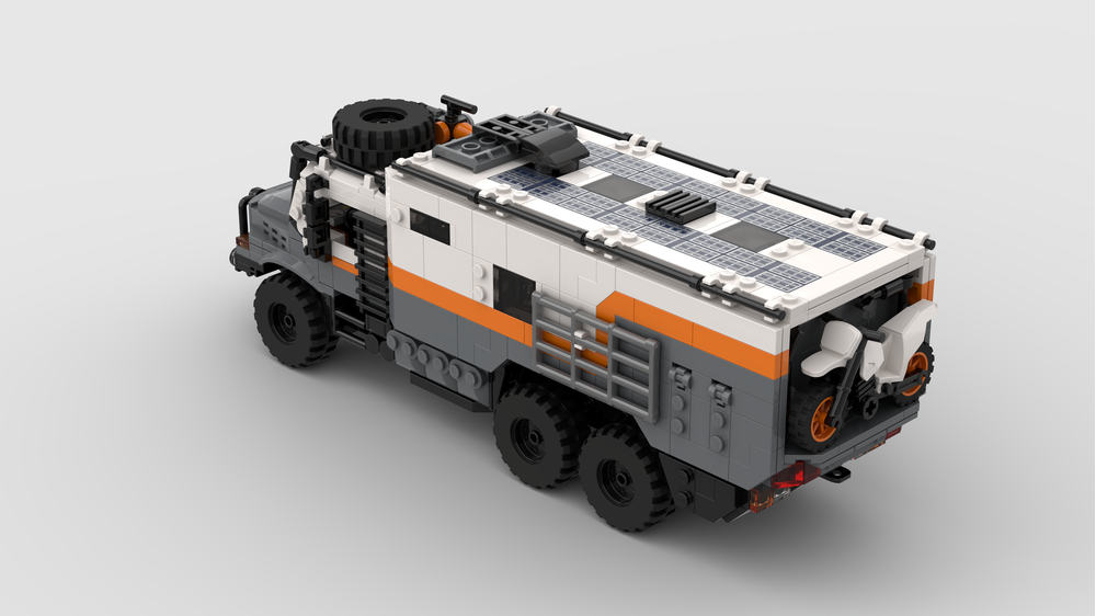 Lego Moc Mercedes Benz Zetros 6x6 Expedition By Prshadoko Rebrickable
