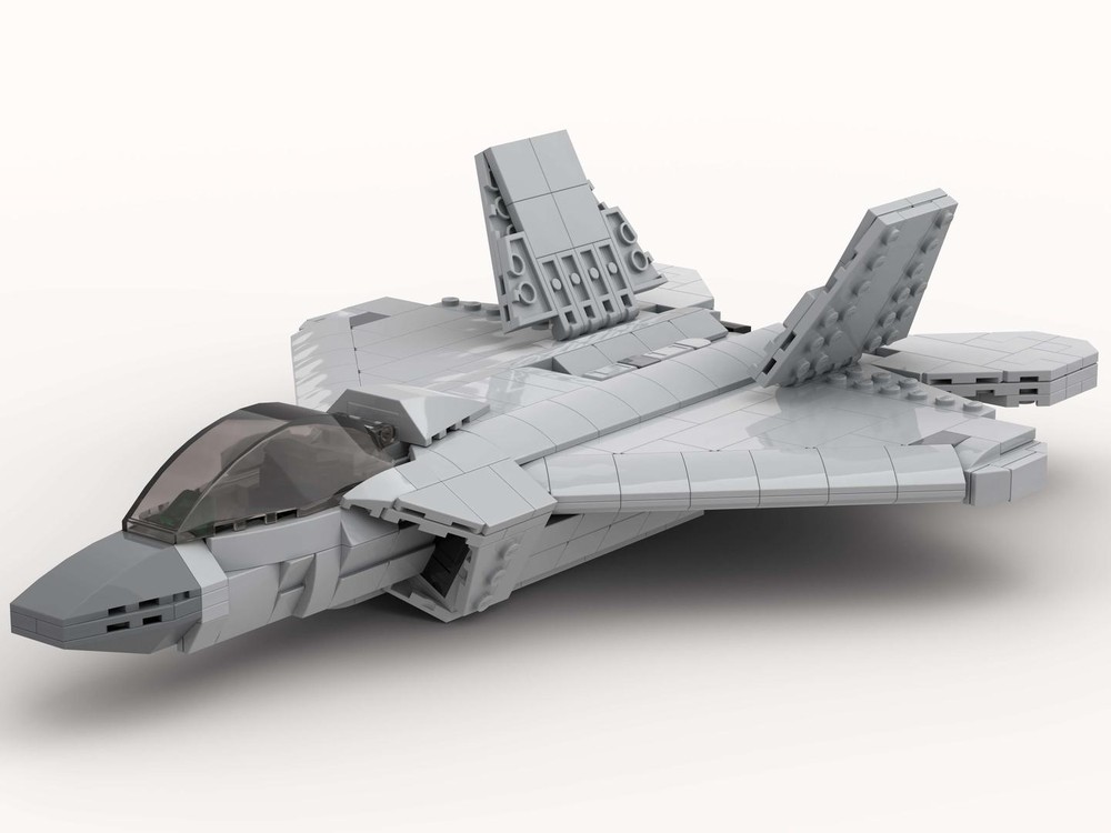 LEGO MOC Blockheed Raptor (F-22) - Lego City Scale by Blockheed ...