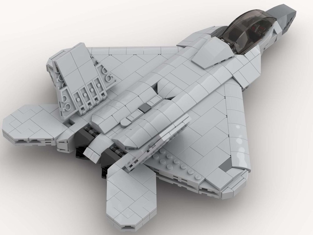 LEGO MOC Blockheed Raptor (F-22) - Lego City Scale by Blockheed ...