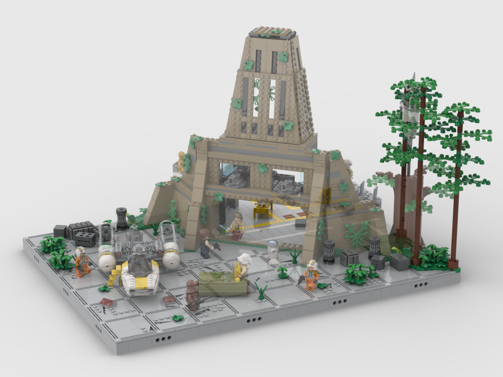 LEGO MOC Yavin 4 Rebel Base - Display for set 75365 by gabizon ...