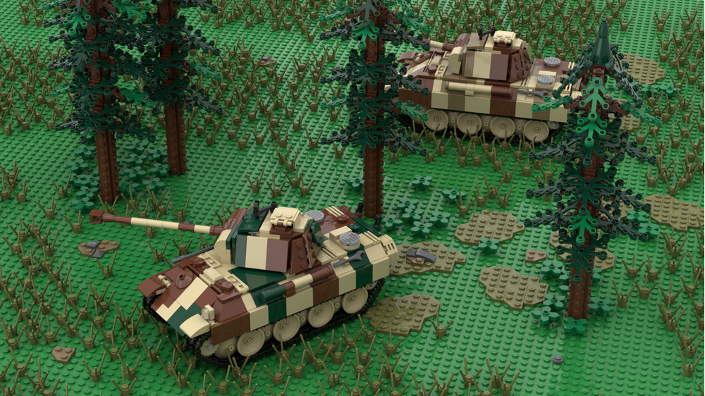 Lego Moc Panzer V Ausf G Panther By Ccffpt Rebrickable Build With Lego