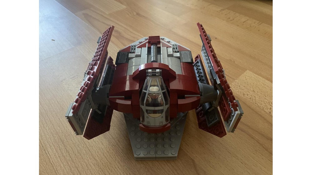 Lego Moc Ahsoka Tanos Tie Advance X1 75362 Alternative By Zsoltom