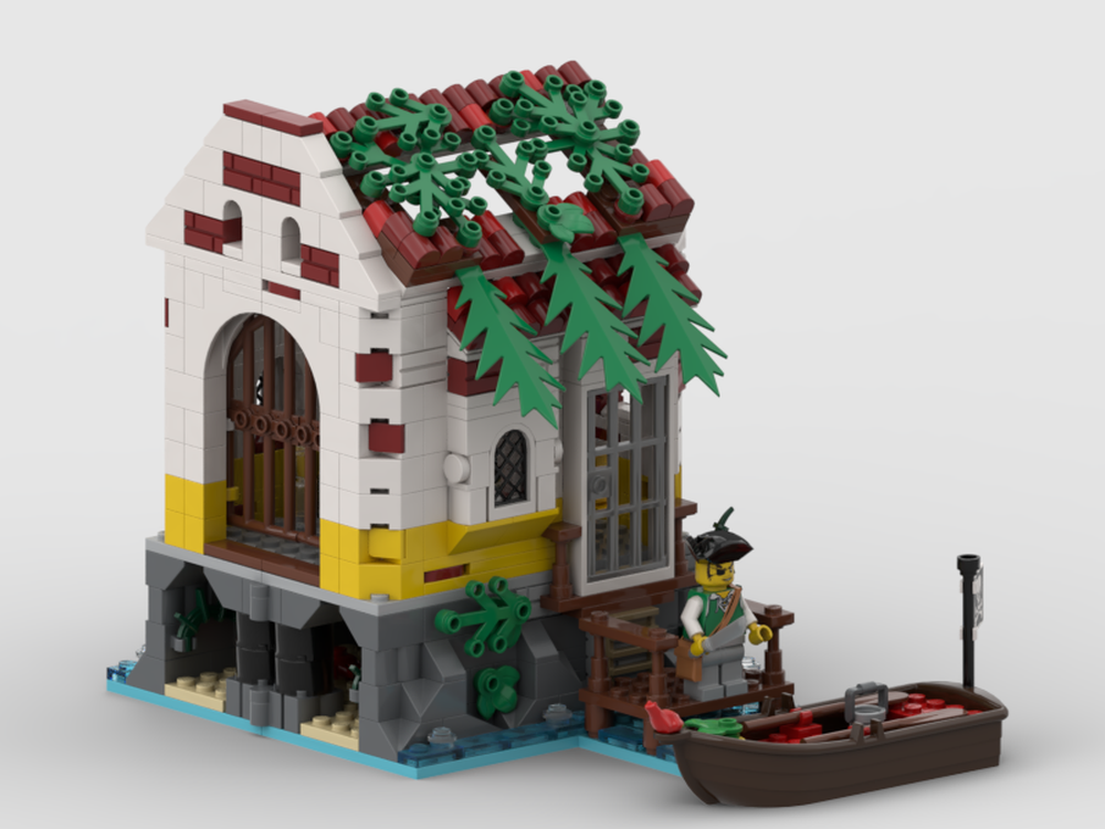 Lego Moc Pirate Hideout By Rubenv Rebrickable Build With Lego