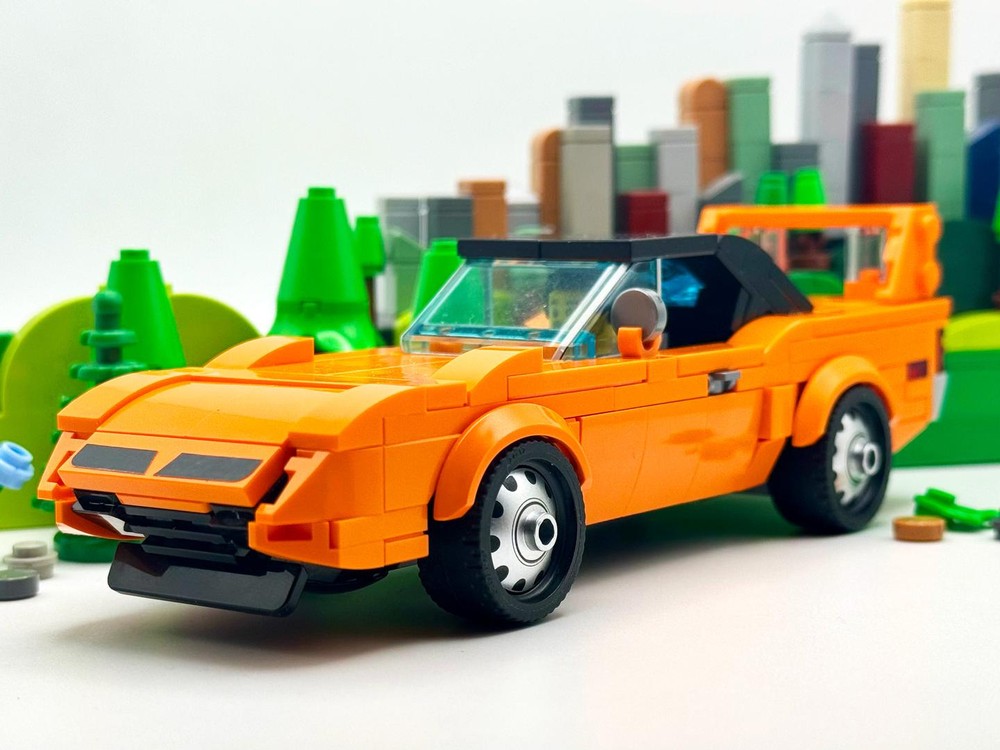 Lego Moc Plymouth Superbird By Ibrickeditup Rebrickable Build With Lego