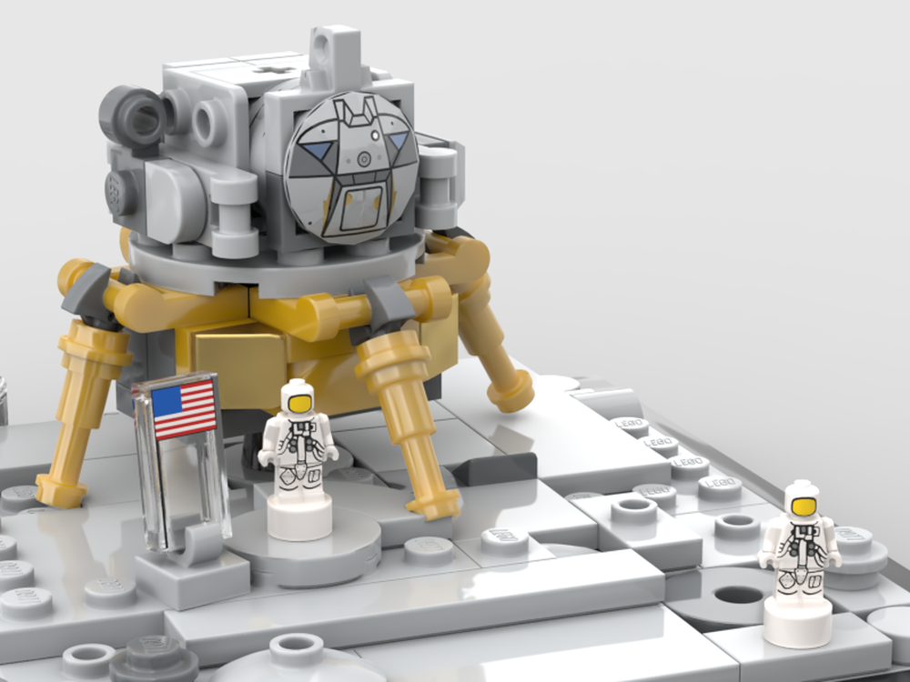 LEGO MOC Apollo 11 Tranquility Base by Falconeagle117 | Rebrickable ...
