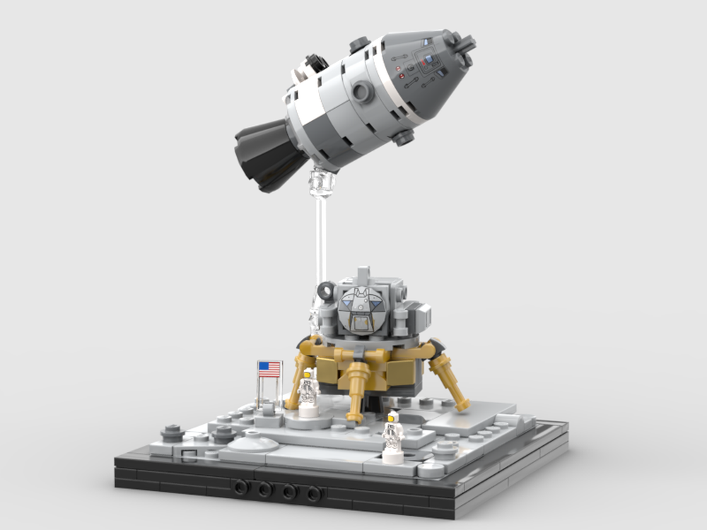 LEGO MOC Apollo 11 Tranquility Base by Falconeagle117 | Rebrickable ...